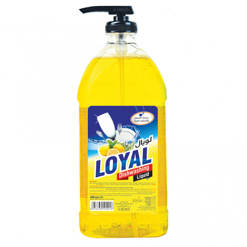 Loyal liquid dishwashing yellow color 1000 ml