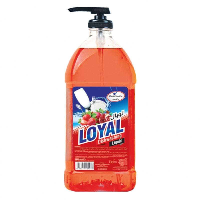 Loyal liquid dishwashing red color 1000 ml