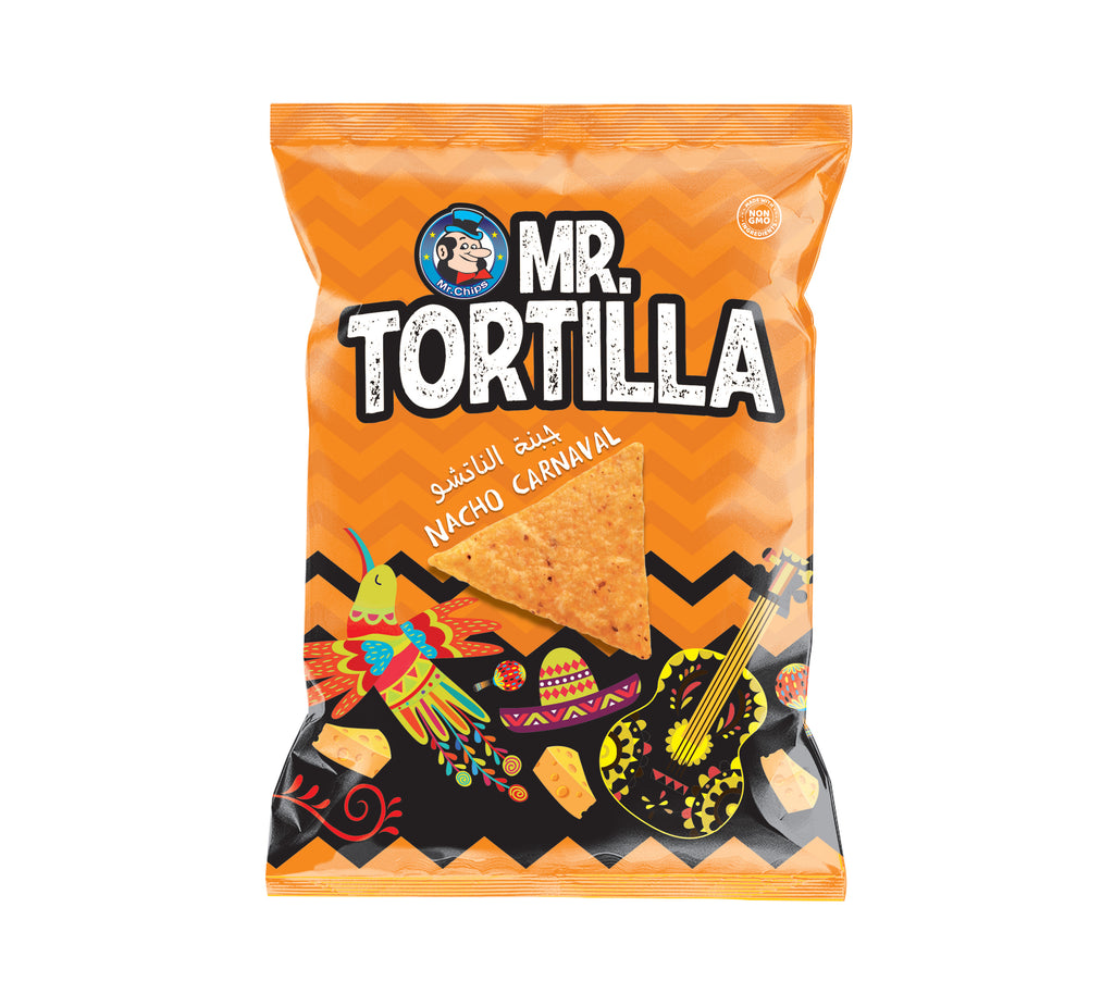 Mr chips tortilla nacho carnaval 72g