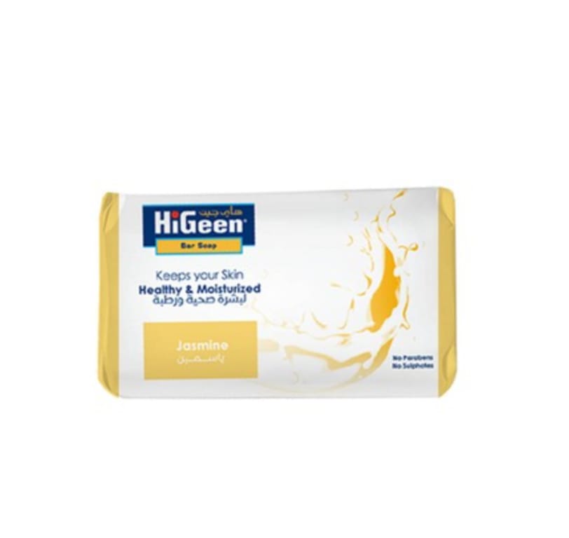 Higeen bar soap healthy & moisturized jasmine 75g