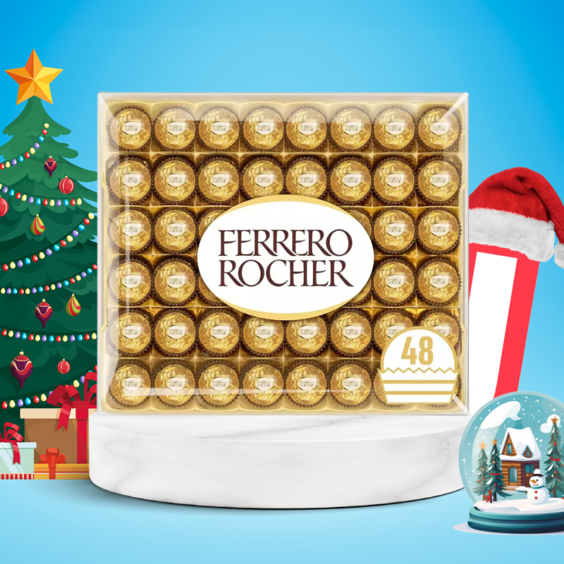Ferrero rocher collection fine hazelnut milk 48 piece 600g