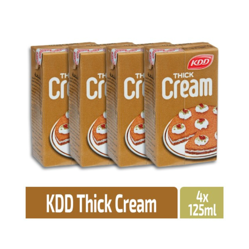 Kdd thick cream 125ml x 4 pcs