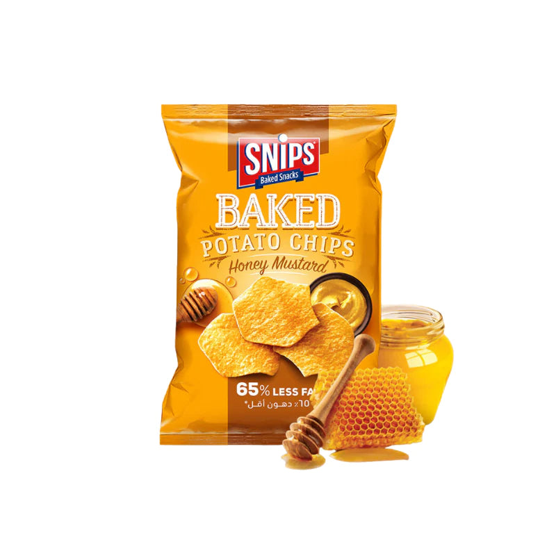 Snips baked potato chips honey mustard 35g