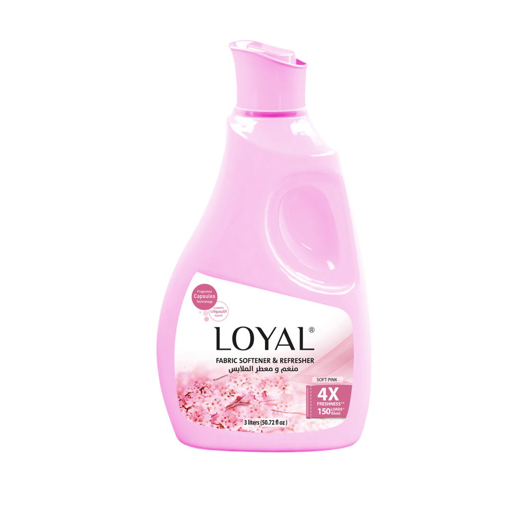 Loyal fabric softener & freshener soft pink 3 liters