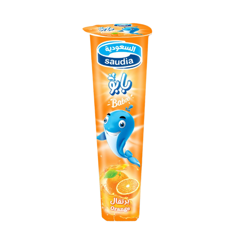 Saudia baboo orange ice cream 117 ml