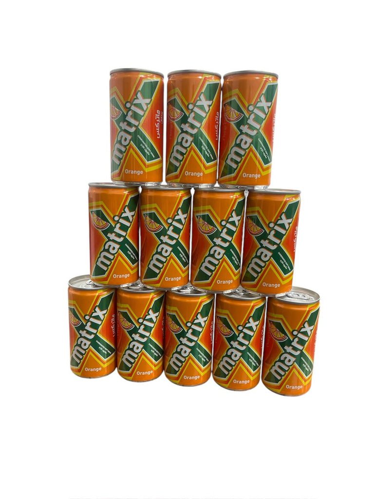 Matrix orange carbonated 185ml * 12 cans