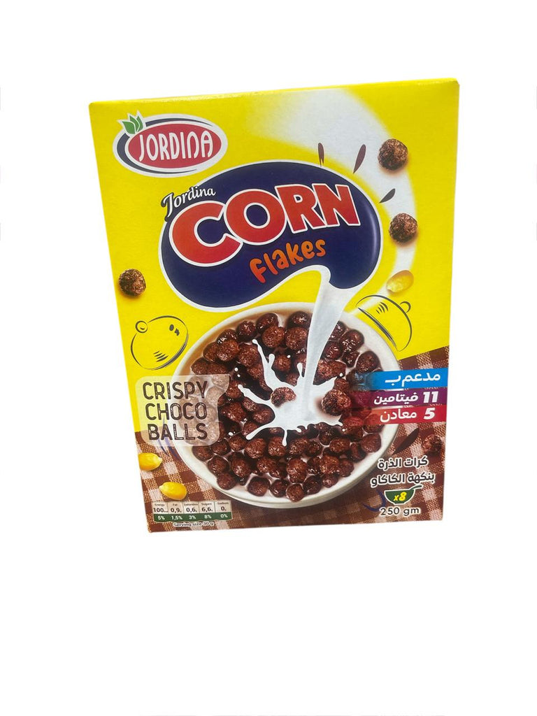 Jordina corn flakes crispy choco balls 250g