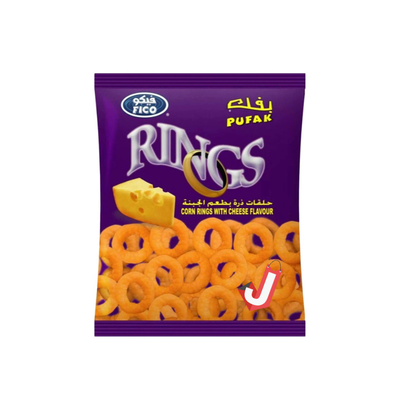 Fico corn rings with cheese flavour 15g