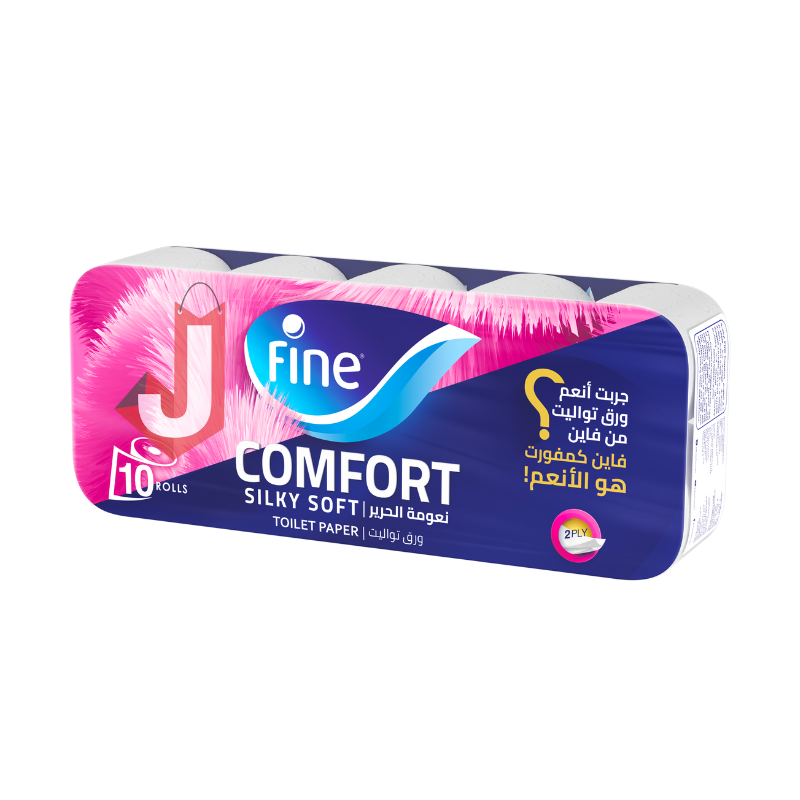 Toilet tissue comfort 10 rolls*2 ply
