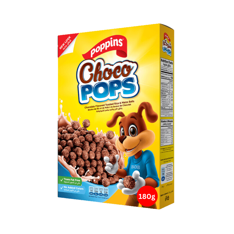 Poppins choco pops 180g