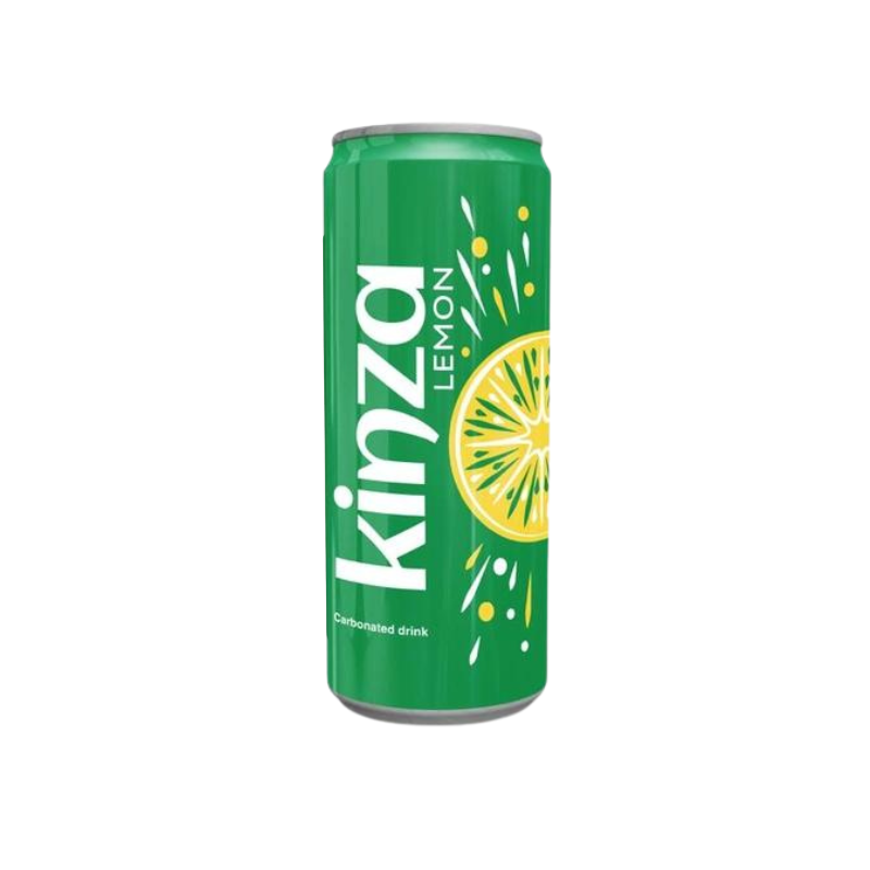 Kinza lemon carbonated drink 250 ml