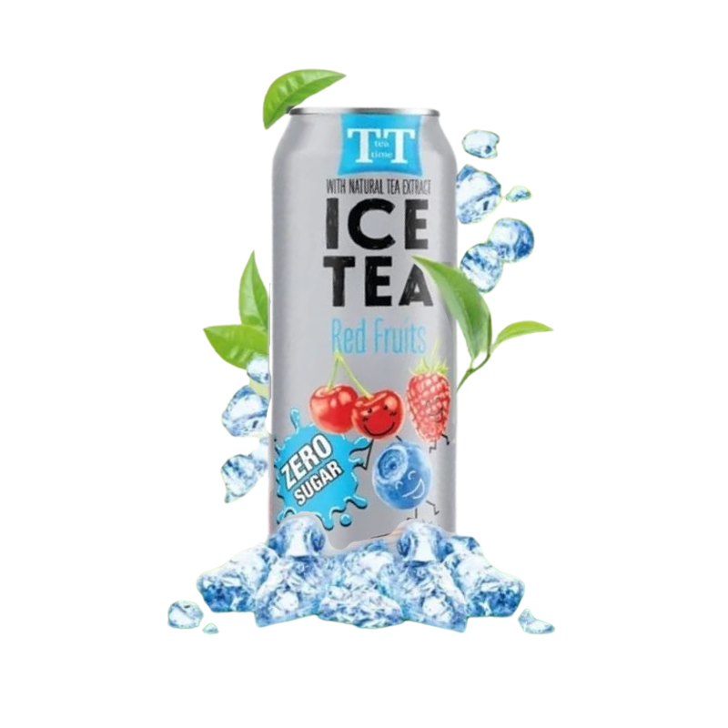 Tt ice tea red fruits zero sugar 330 ml