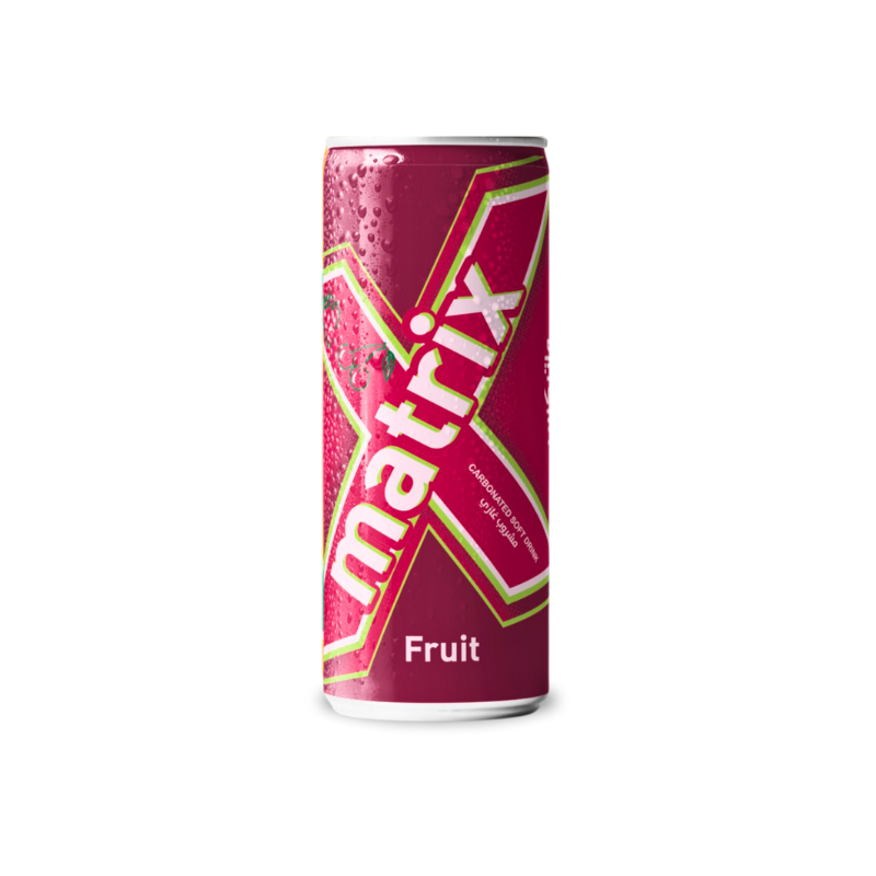 Matrix fruit carbonated drink 250ml