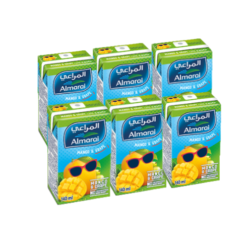 Almarai mango & mixed fruits drink 6x140ml
