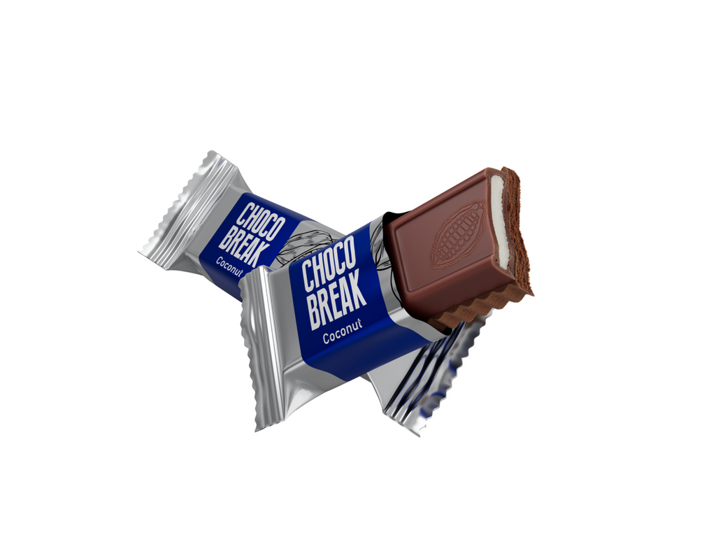 Choco break chocolate milk cacao coconut chocolate snack 20g