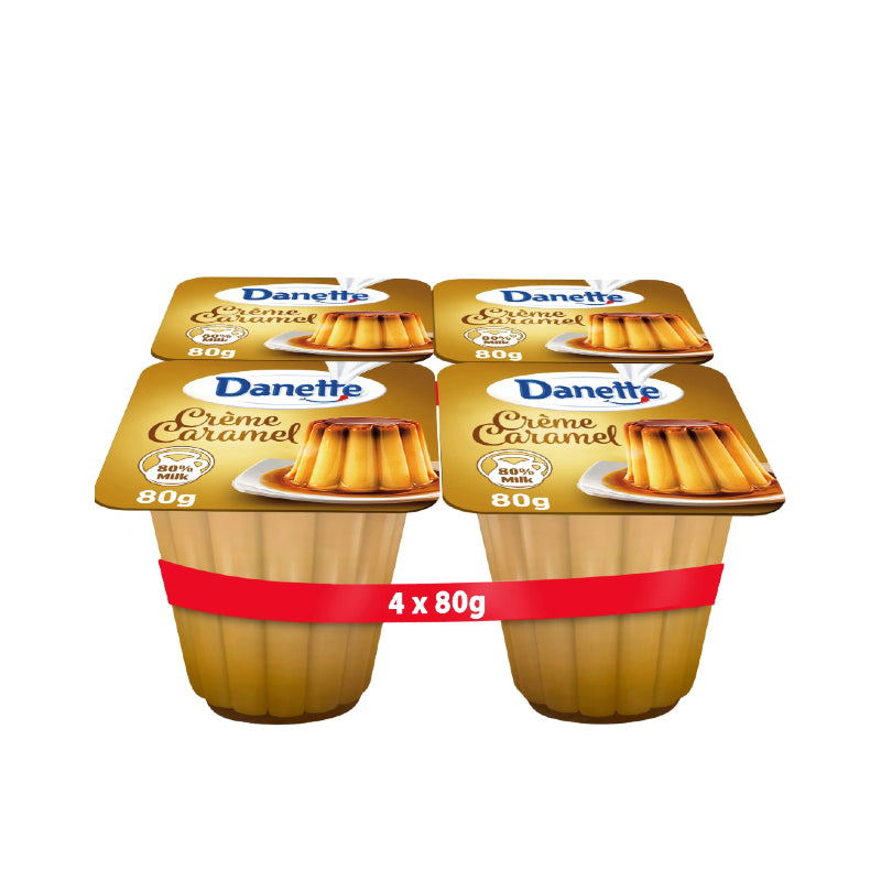 Danette crème caramel 80g x 4 pcs