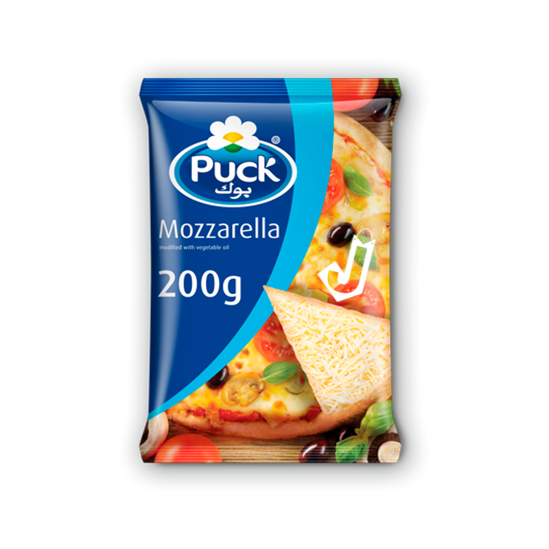 Puck shredded mozzarella cheese 200g